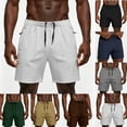 Goodtrade8 Dry Fit Athletic Shorts for Men Workout Pockets Short Pants ...