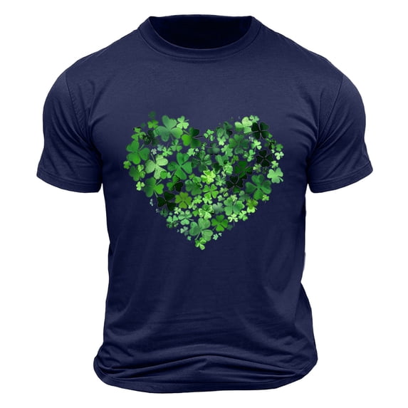 Goodtrade8 Men's St.Patrick's Day Casual Irish Green Holiday Printed ...