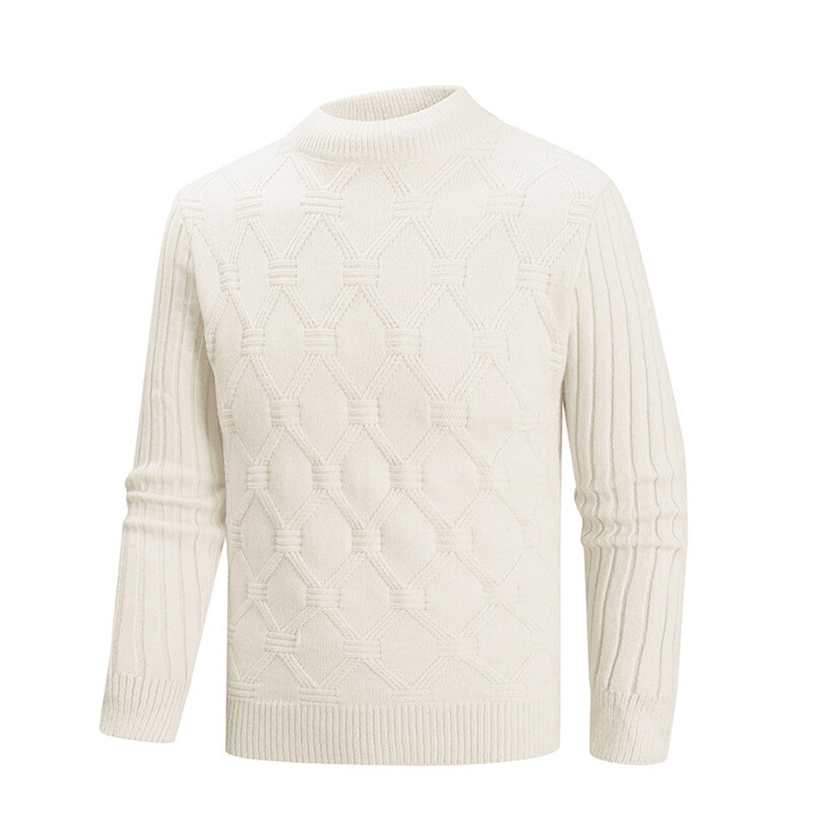 Goodtrade8 Mens Sweaters for the Winter Heavyweight Big and Tall Casual ...
