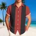 Goodtrade8 Summer Shirts for Men Loose Short Sleeve Big and Tall Button ...