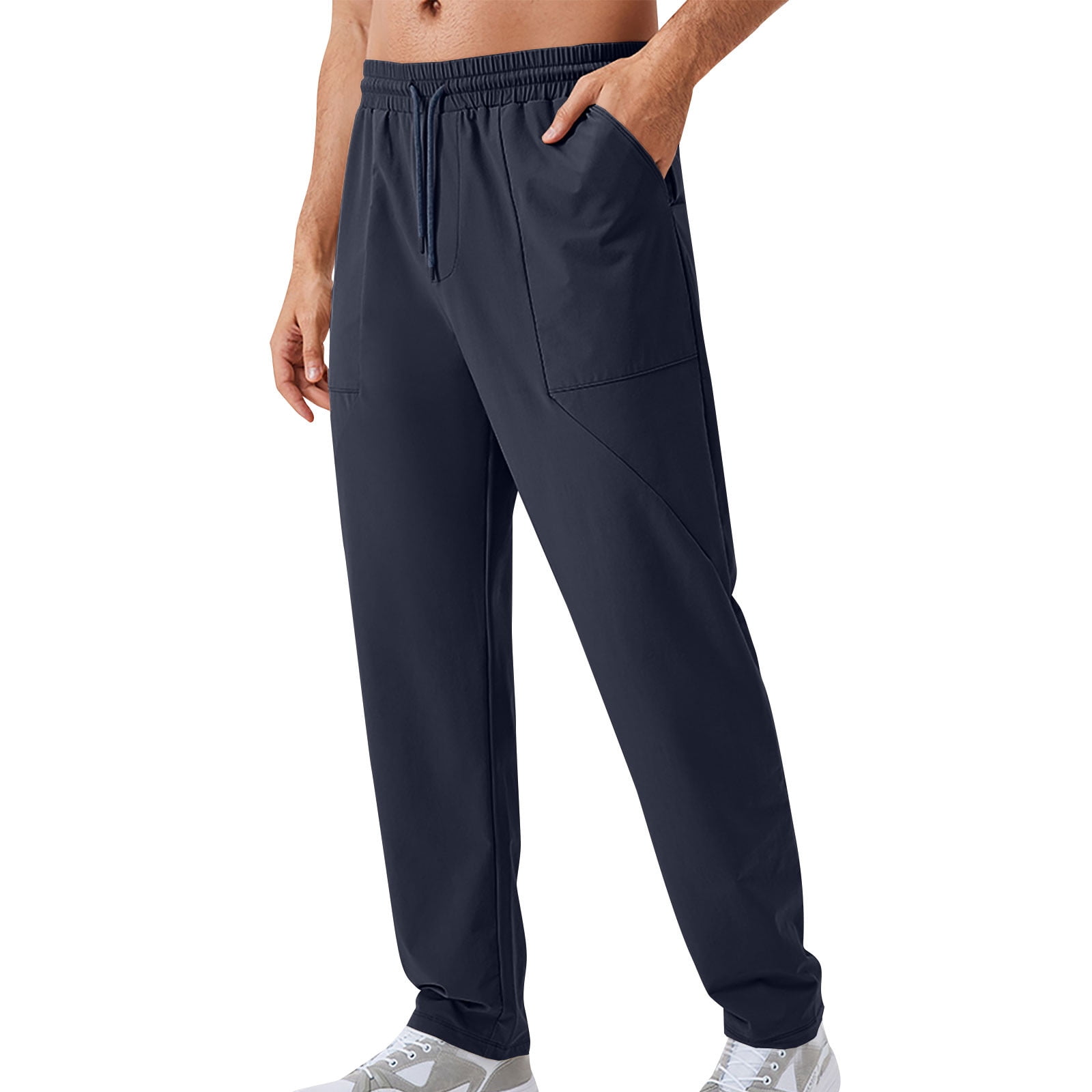 Goodtrade8 Sweatpants for Men Athletic Stretch Pockets Straight Leg ...
