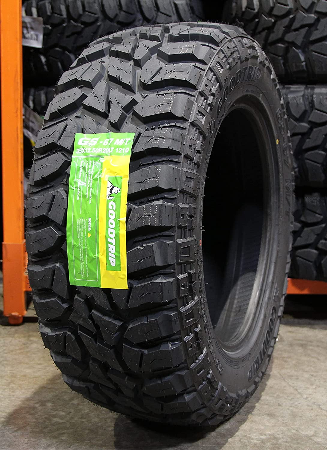 Goodtrip GS-67 M/T 35X12.50R18LT 123Q Pickup Truck All Terrain Tire ...