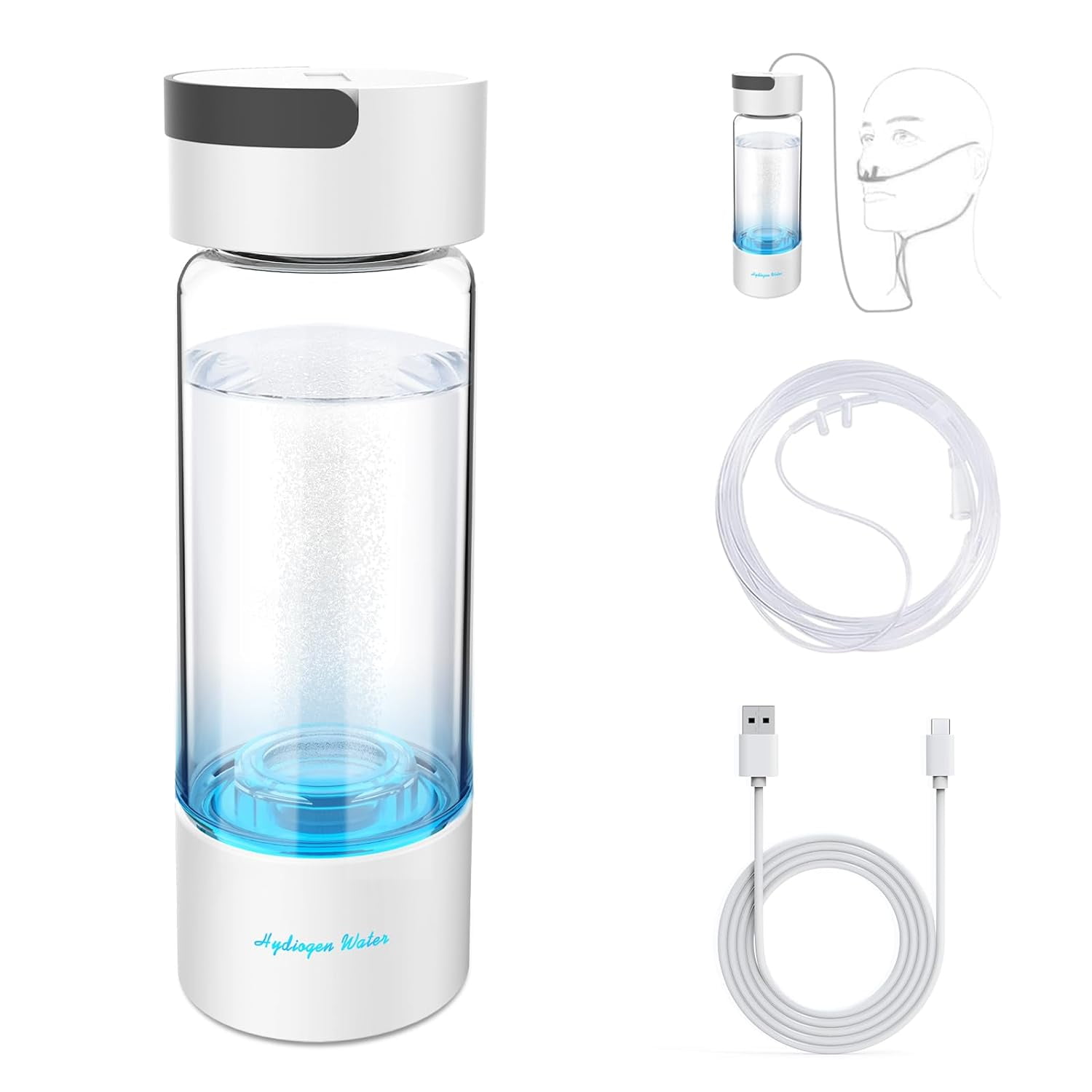 Goodwill Hydrogen Water Bottle, Portable Hydrogen Water Ionizer Machine ...