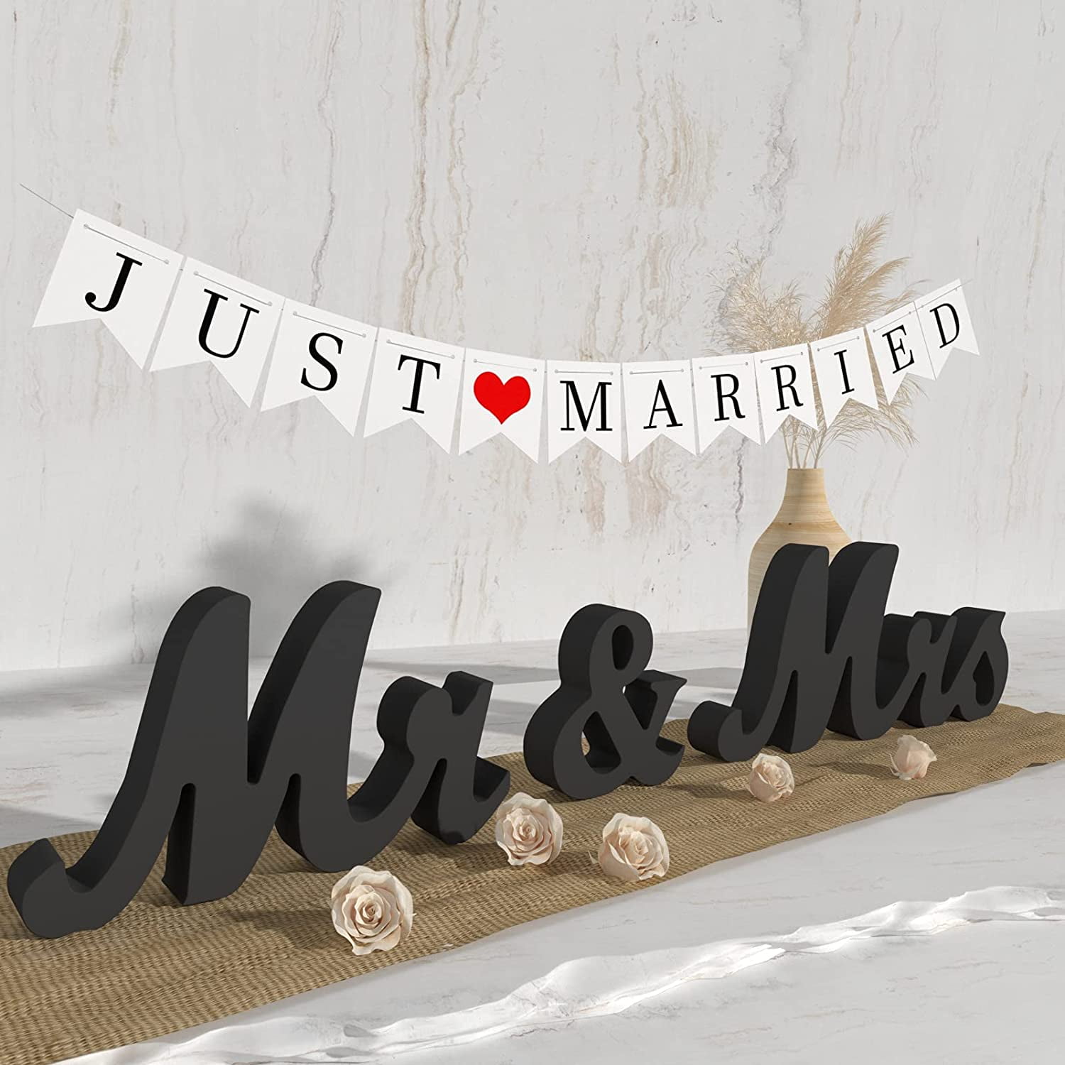 Goodwill Mr and Mrs Sign & Just Married Banner,Mr & Mrs Signs for ...