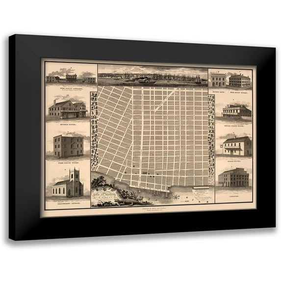 Goodwin 14x12 Black Modern Framed Museum Art Print Titled - Mobile ...