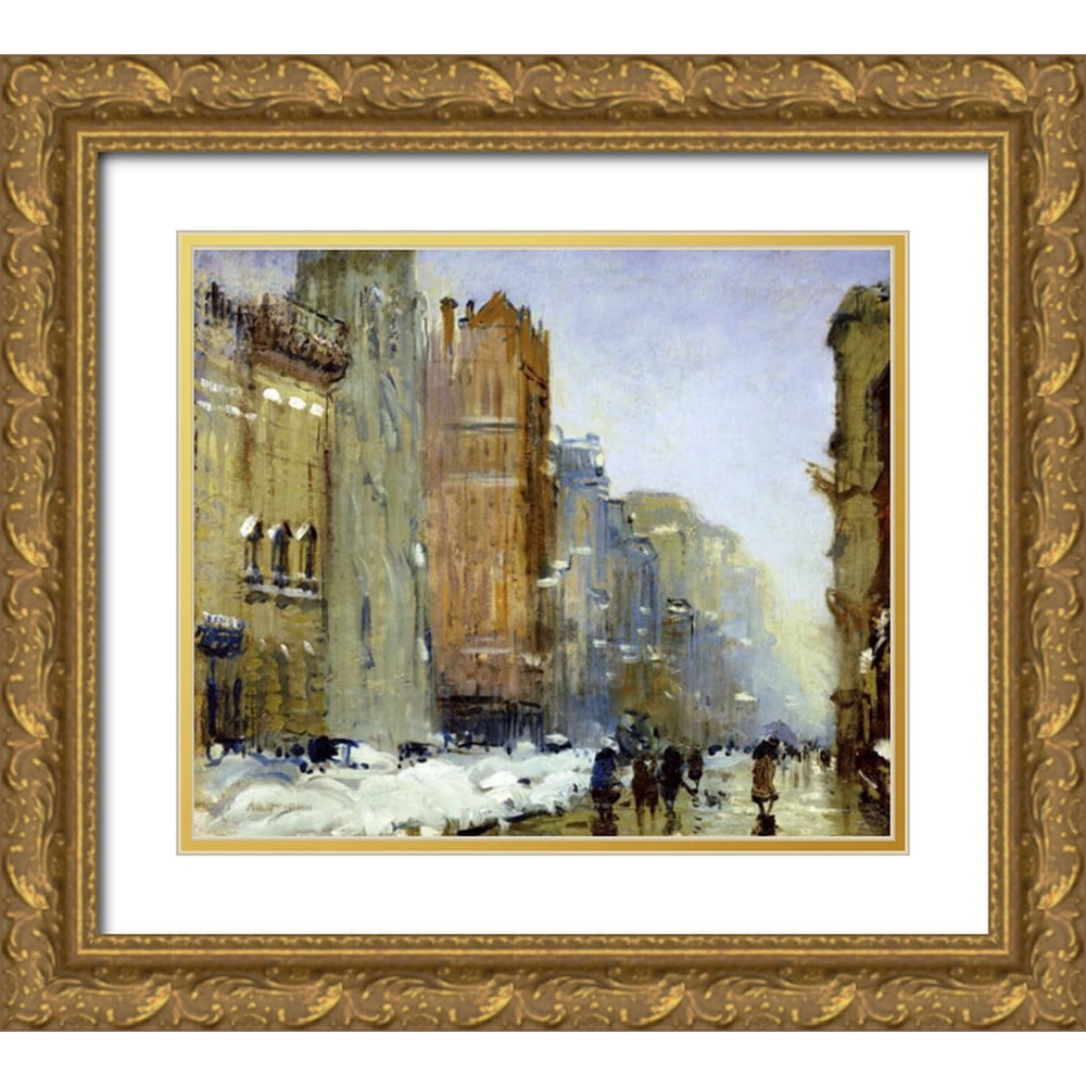 Goodwin, Arthur Clifton 17x15 Gold Ornate Wood Framed with Double ...