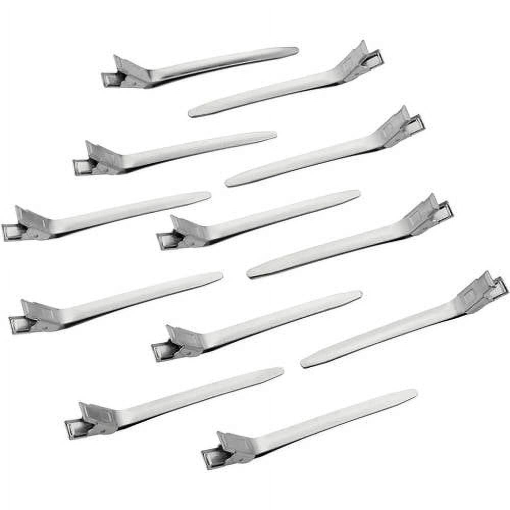 Goody Hair Metal Aluminum Sectioning Clips, Salon Clamp Clips, 12 CT ...