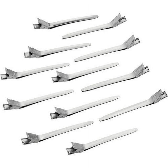 Goody Hair Metal Aluminum Sectioning Clips, Salon Clamp Clips, 12 CT ...