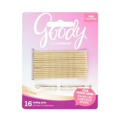 Goody Bobby Pins Thick Hair Blonde 16CT - Walmart.com