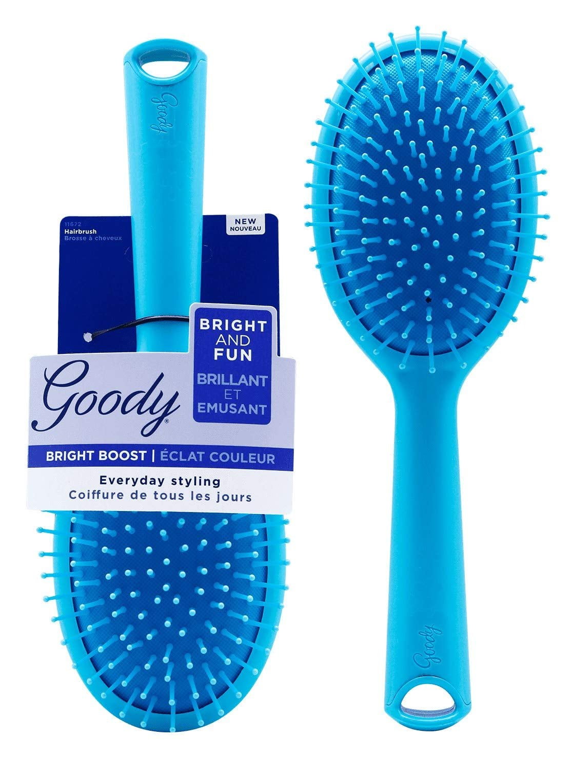 Goody Brush Bright Boost Oval Pack of 3 Assorted Colors - Walmart.com