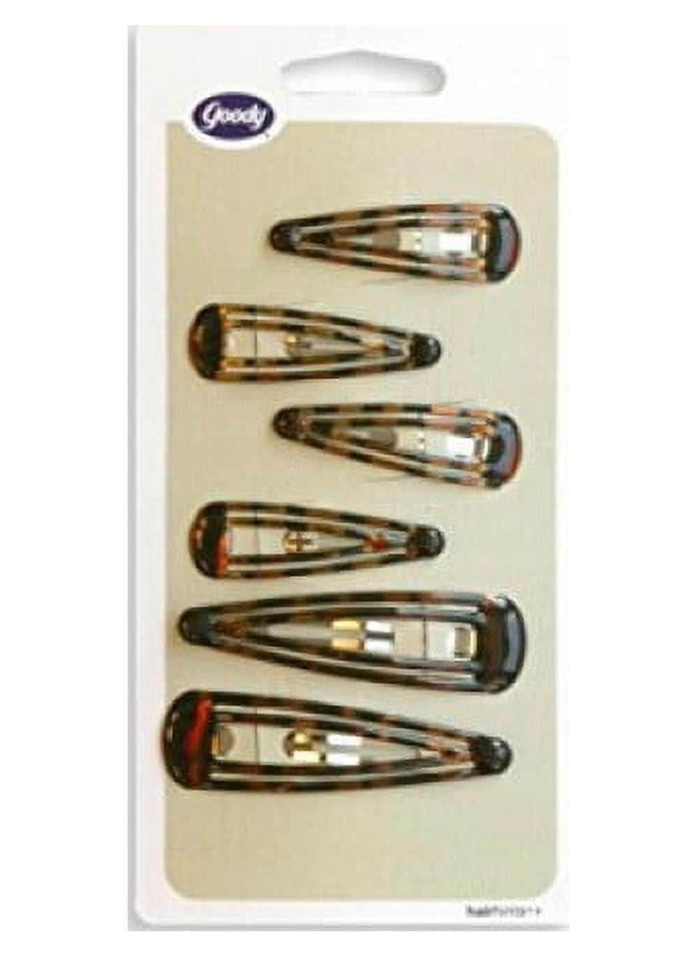 Goody Classic Double Bar Epoxy Counter Clips - 6 Clips - Walmart.com