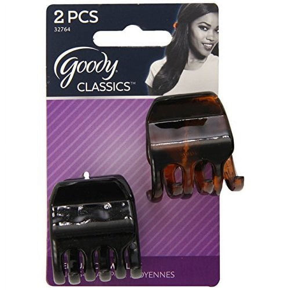 Goody Classics Claw Clip, 2 On Half, 2 Count - Walmart.com
