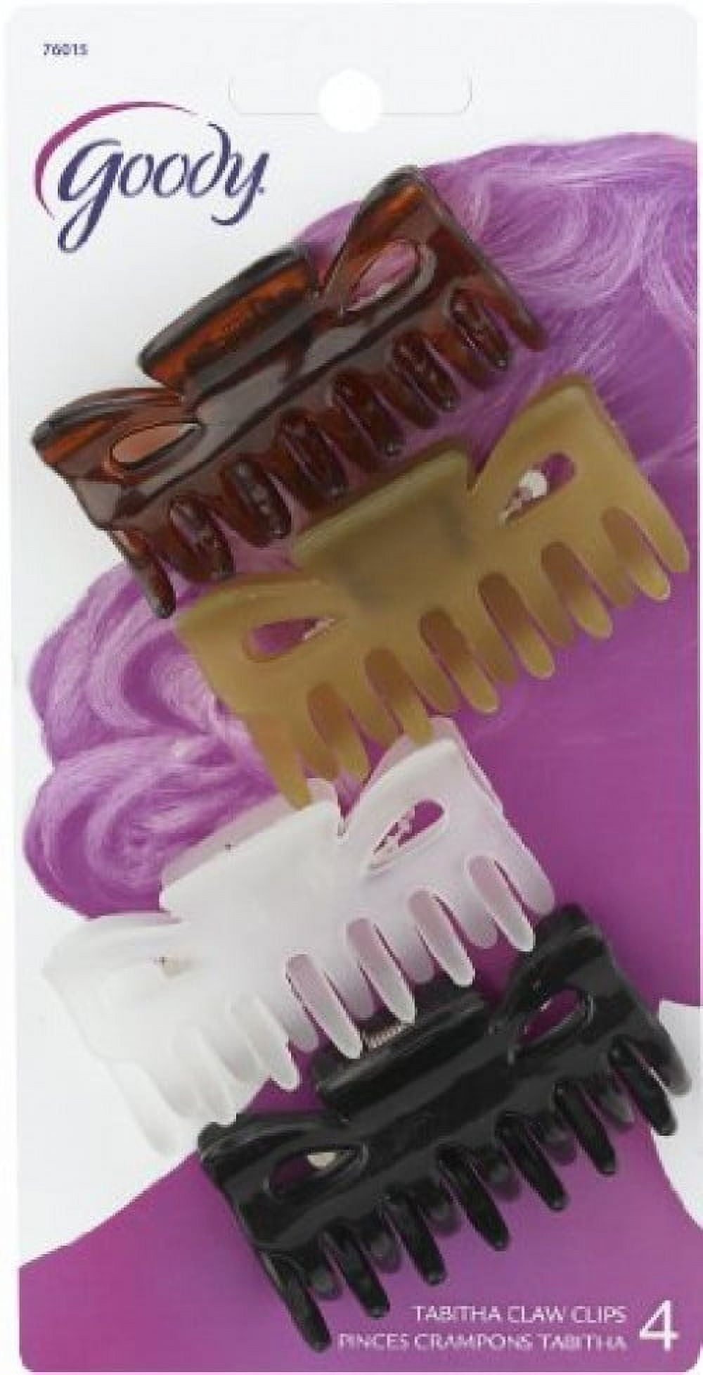 Goody Classics Claw Hair Clip, Medium, 4 Count (Pack of 3) - Walmart.com