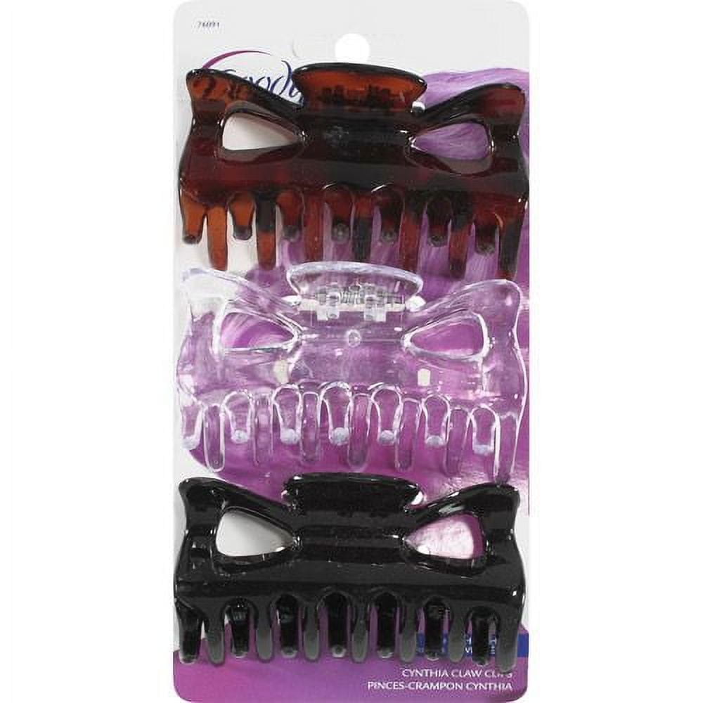 Goody Classics Crown Claw Hair Clips - Pack of 3 Pcs - Walmart.com