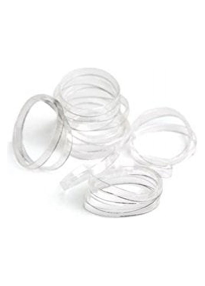 Goody Classics Hair Elastic, Mini Polybands Crystal Clear, 75 Count ...