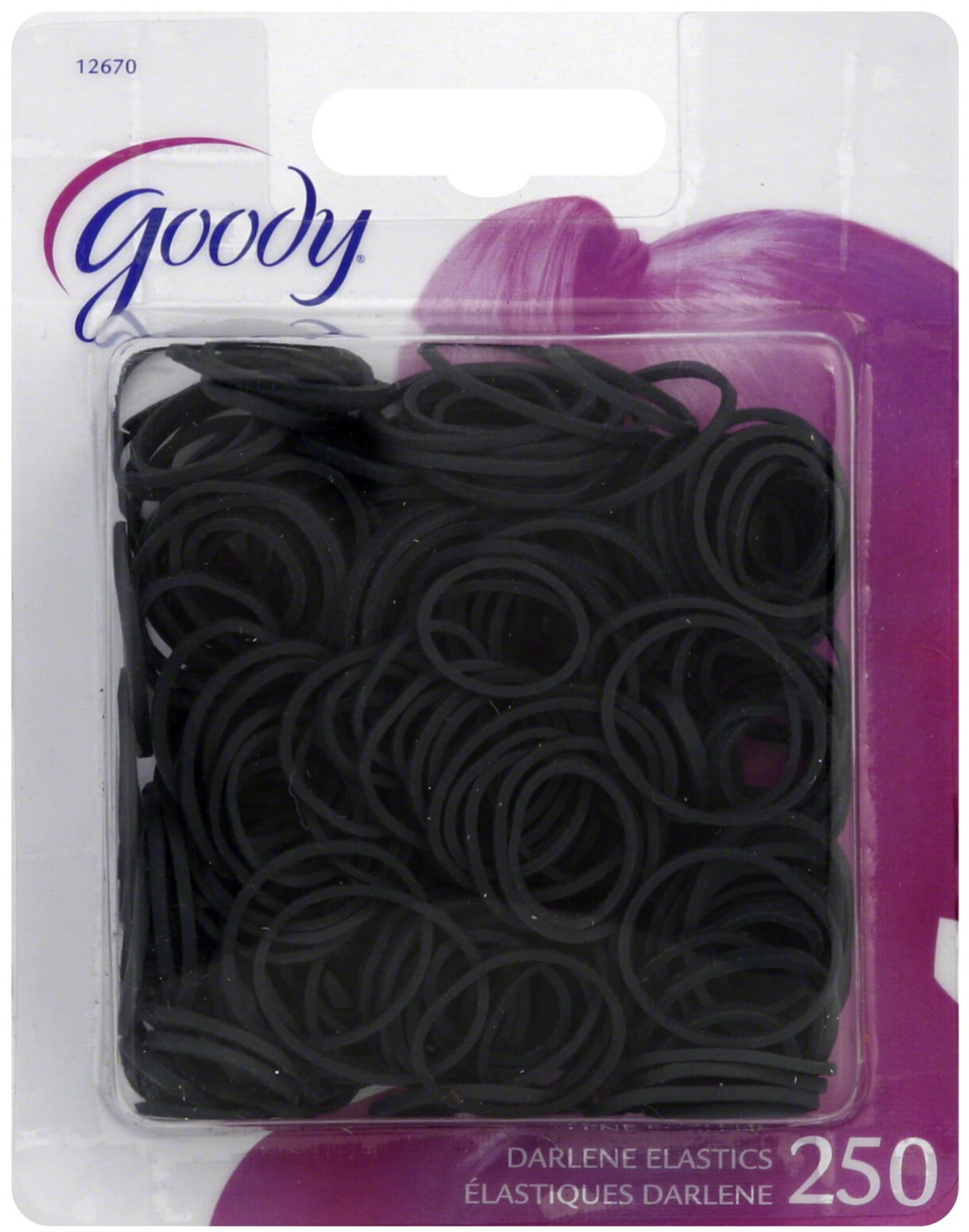 Goody Classics Rubberband, Black 250 ea (Pack of 2) - Walmart.com