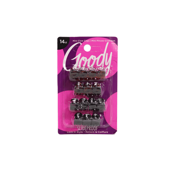 Goody Mini Claw Clips, Micro - 14 clips - Walmart.com