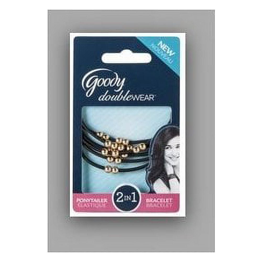 Goody Double Wear Floating Beaded Elastics Ponytailer ~ Goldtone ...