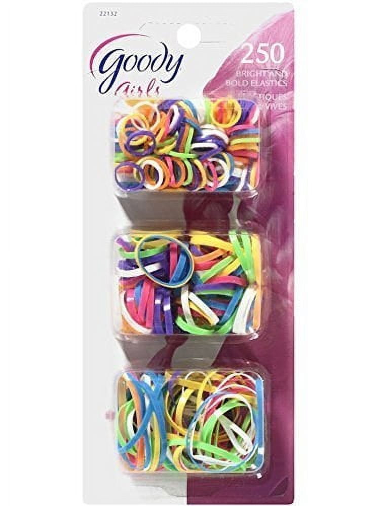 Goody Girls Bright And Bold Elastics 250 Count (4-Pack) - Walmart.com