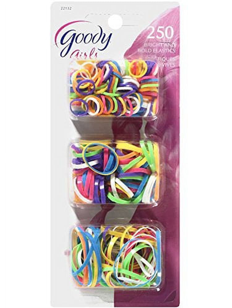 Goody Girls Bright And Bold Elastics 250 Count - Walmart.com