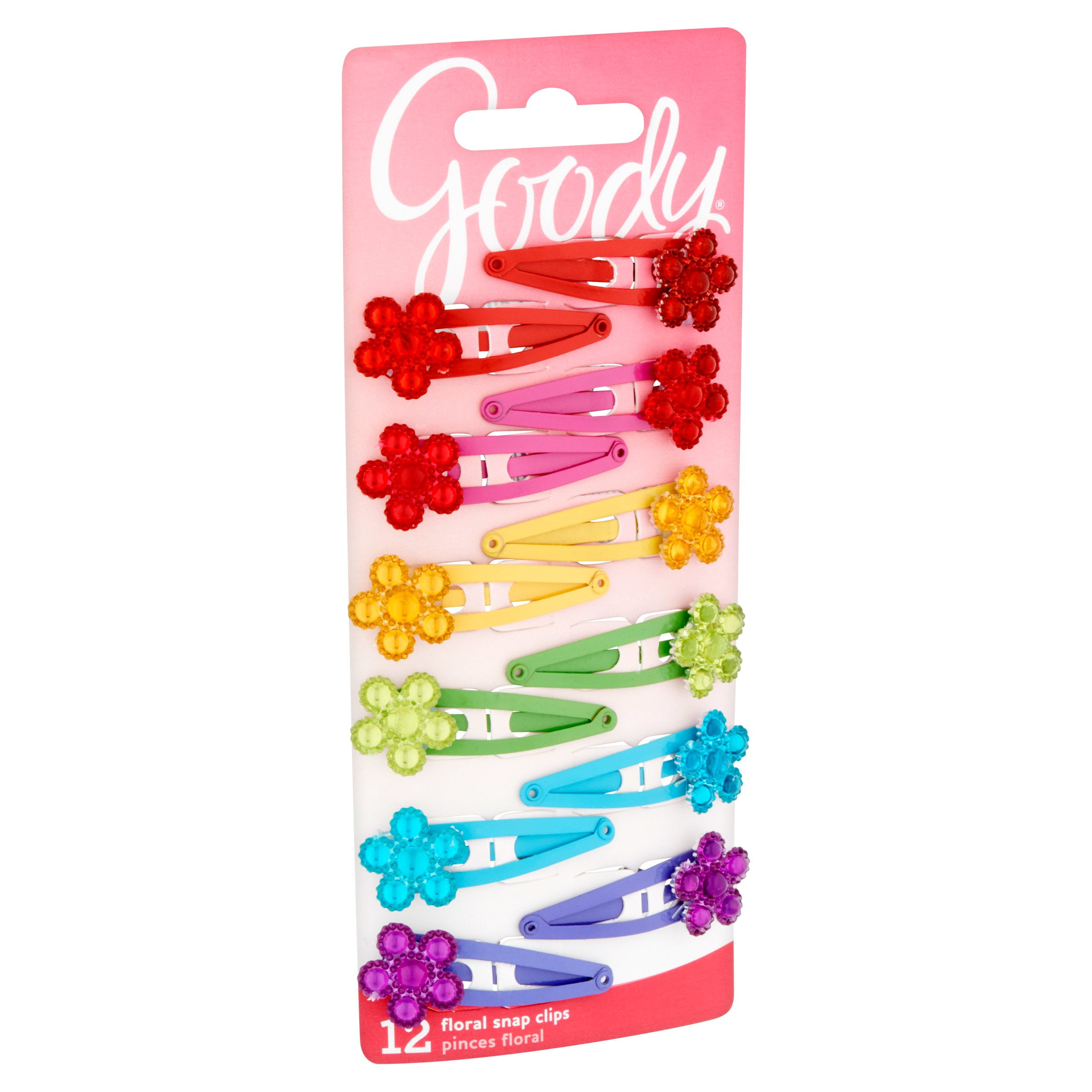 Goody Jeweled Flower Contour Clip, Easy Snap Styling Hair Band, 12 ...