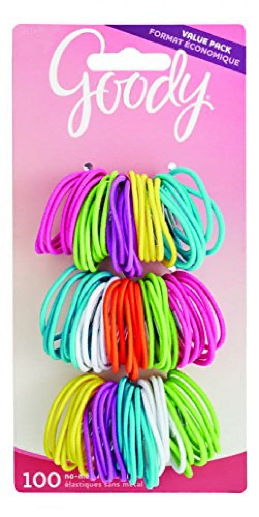 Goody Girls Small Thin Metal Elastics, 100 Count - Walmart.com