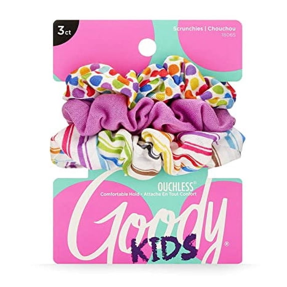 Goody Ouchless Hair Scrunchie - 3 Count, Purple Rainbow - Help Keep ...