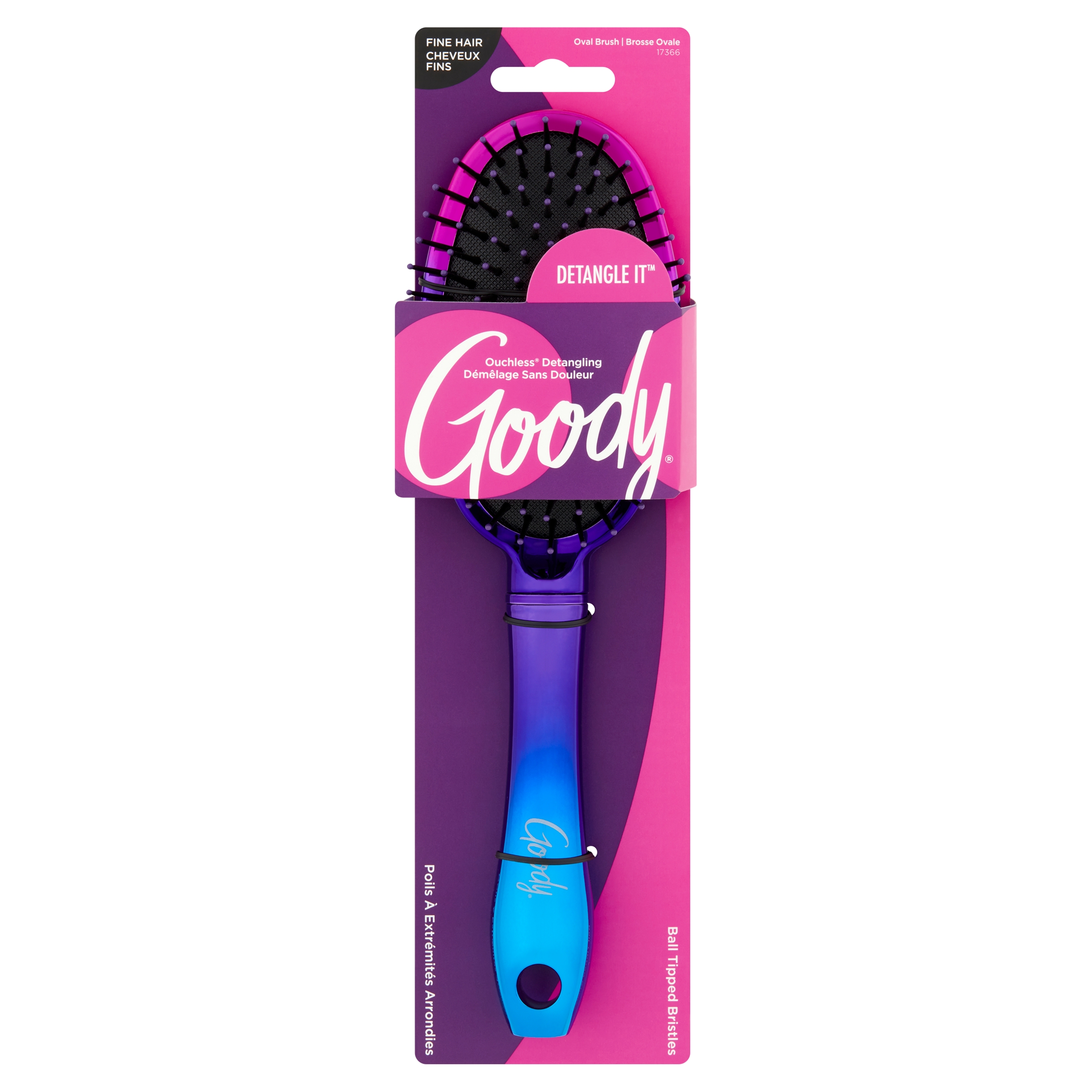 Goody GelousGrip Frizz-Free Volumizing & Lifting Hairbrush - Walmart.com