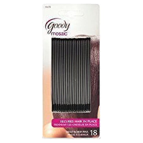 Goody Mosaic Perfect Wrap Curved Bobby Pins - 18 Pcs. (2-Pack ...