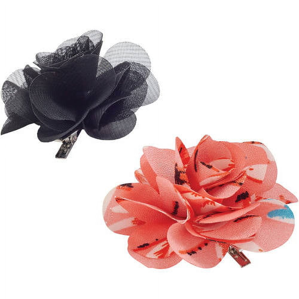 Goody New Attitude Flower Salon Clips 2 count - Walmart.com