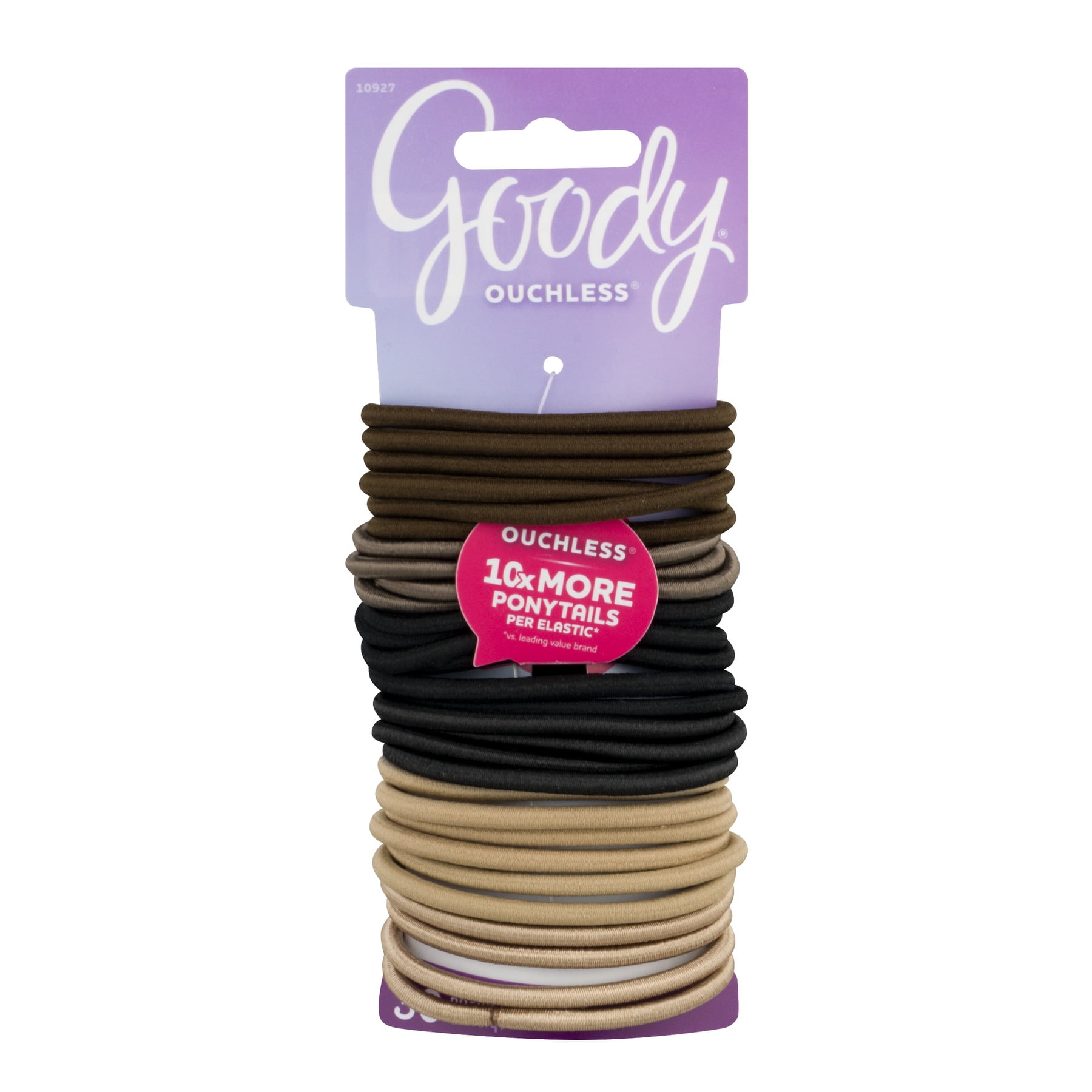 Goody Elastics Ouchless, 30 Count, Comfortable Hold, No Pull - Walmart.com