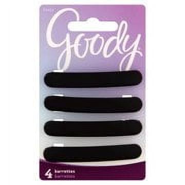 Goody Oblong Non-Slip Grip Barrette for All Hair Types, 4 count ...
