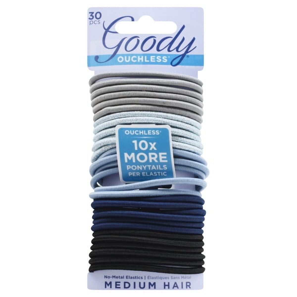 Goody's Ouchless 4mm Elastic Hair Ties for Comfort and Style - Walmart.com