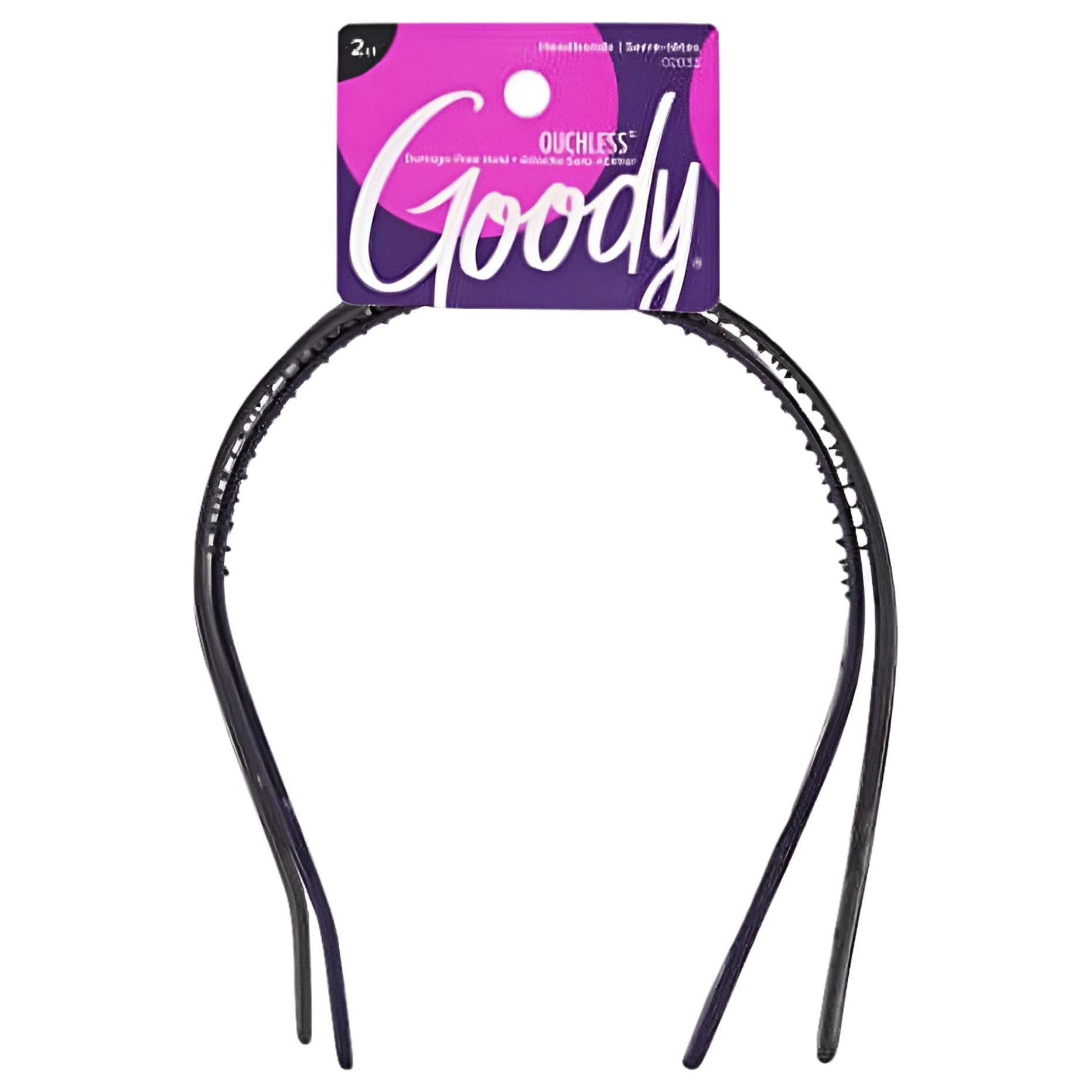 Goody, Headband, 2 Count, Assorted Colors, Comfortable Design - Walmart.com