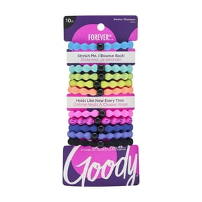 Goody Black Mini Rubberbands, Fine Hair All-Day Hold, Strong Grip ...