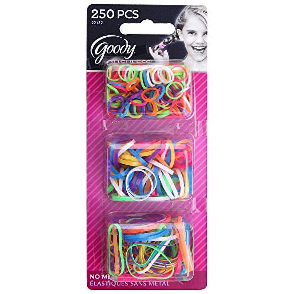 Goody Ouchless Polybands Elastics for Kids, Tiny Small Ponytail, Multi ...