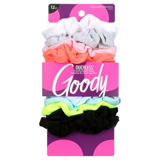 Goody Large Scrunchie Plain Cotton Soft Colors Vary, 12 Count - Walmart.com