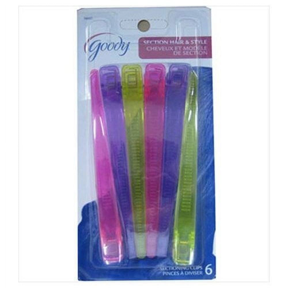 Goody Sectioning Clip, 6ct; Assorted Colors - Walmart.com