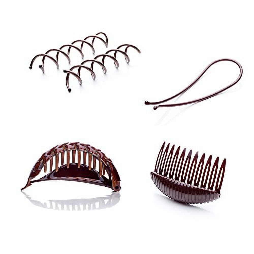 Goody Simple Styles Spin Pin, Modern Updo, Pony Pouf, Volume Boost Comb ...