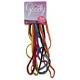Goody Slide Proof Head Wraps with Silicon 6mm - Bright Colors 6 Count ...