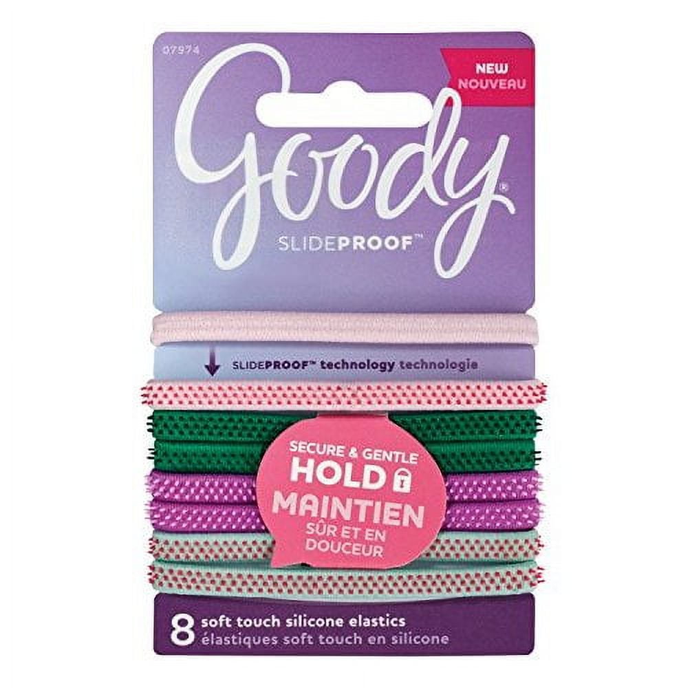 Goody SlideProof Hair Tie Elastics Sparkly Neon 8-count - Walmart.com