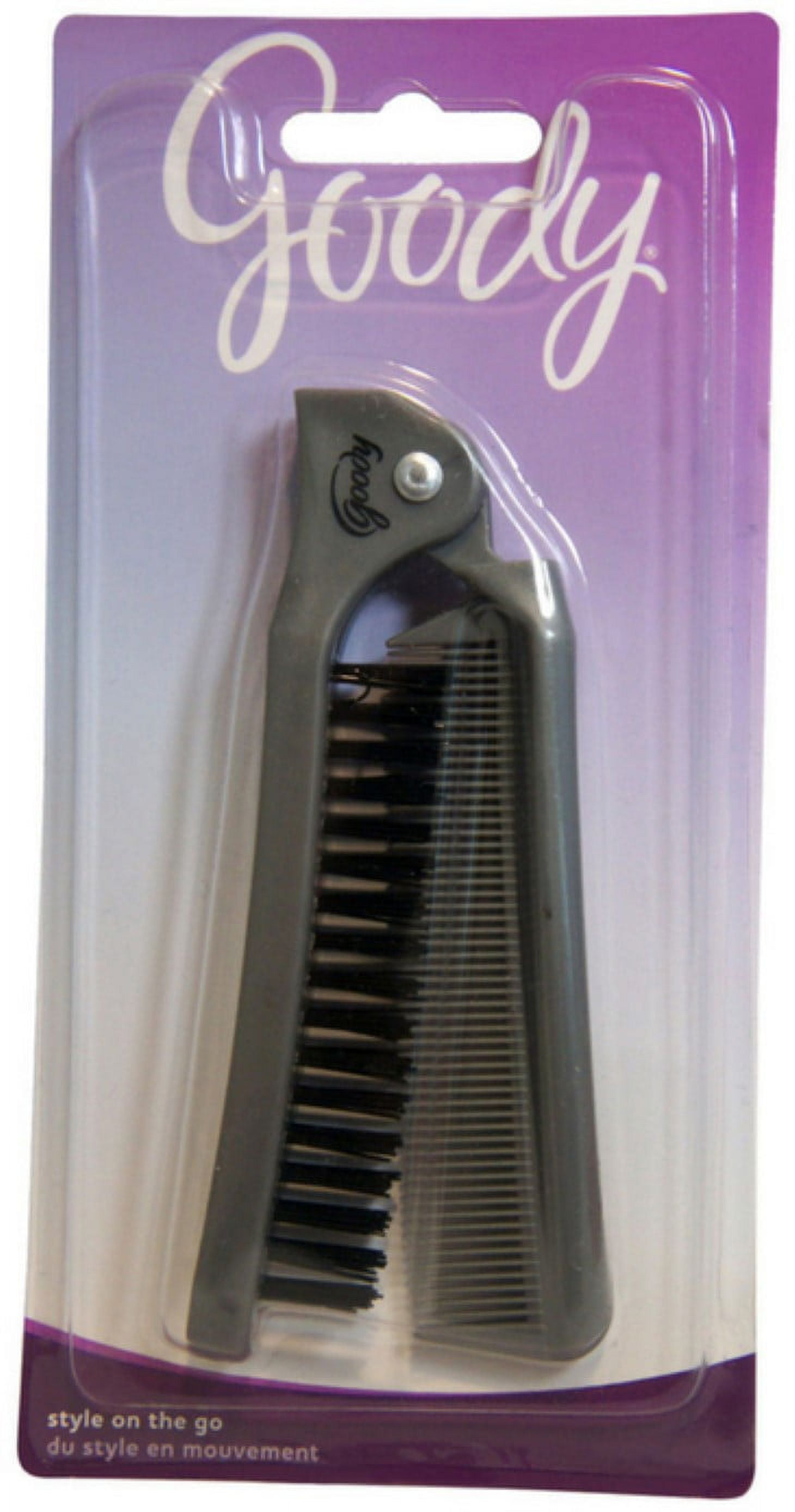 Goody Style On The Go Folding Brush & Comb, Colors May Vary 1 ea (Pack ...