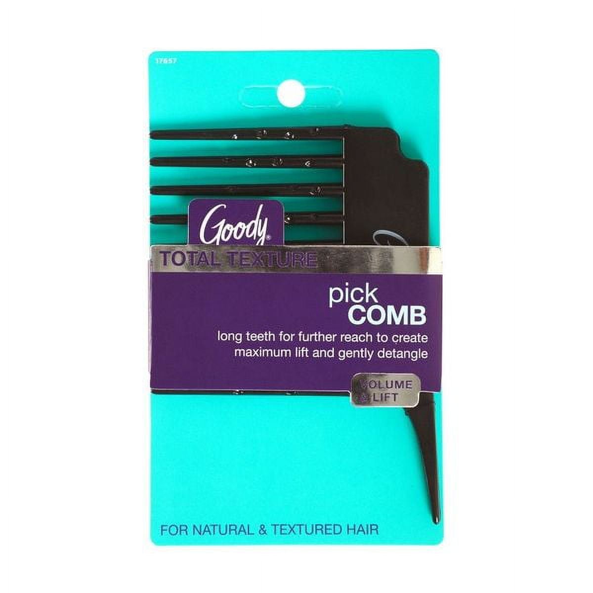 Goody Total Texture Pick Comb, Detangles Hair, Adds Volume, Styling for ...