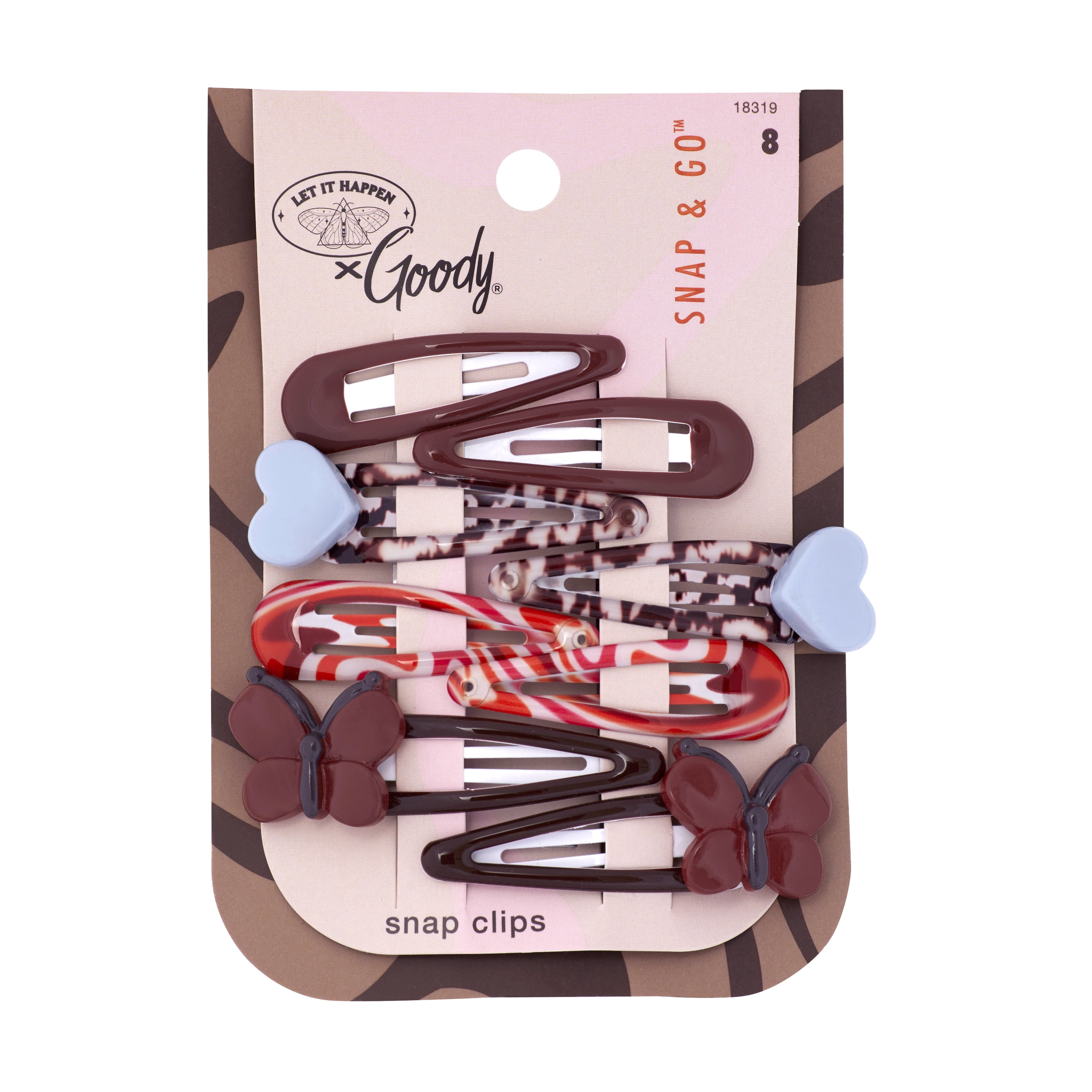 Goody Tru X Let It Happen Snap & Go™ Embellished Butterfly Snap Clips ...