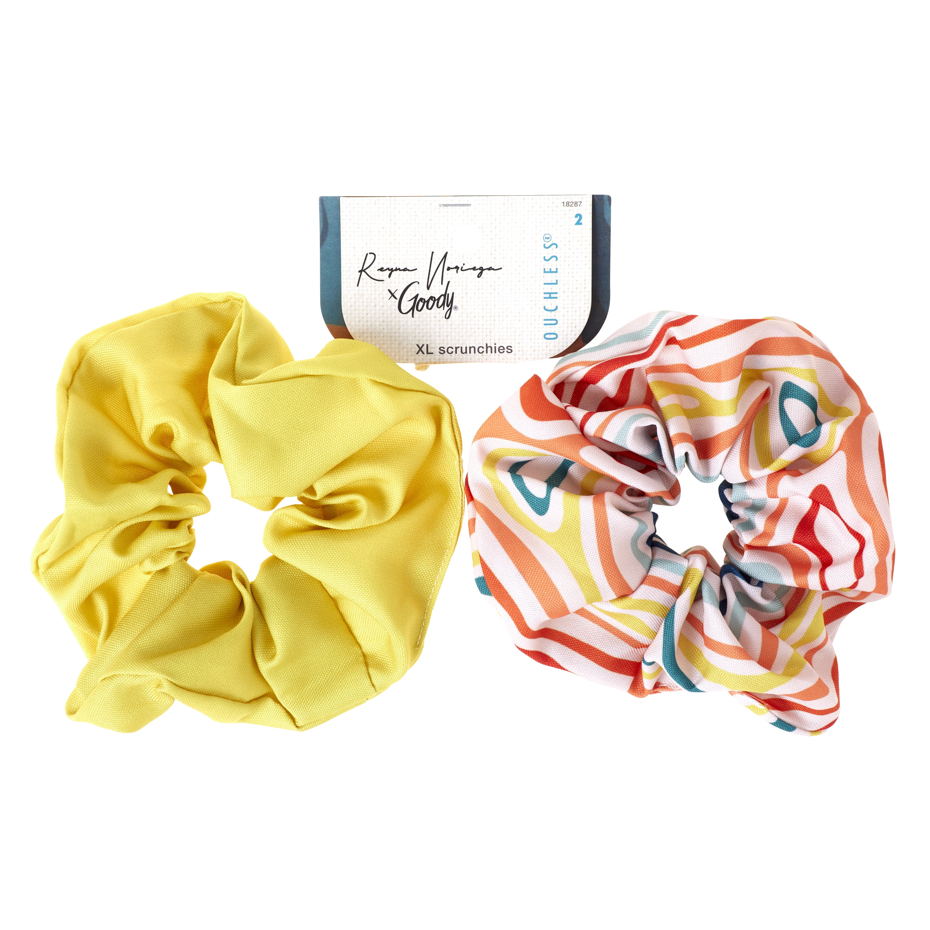 Goody Tru X Reyna Noriega Collab Ouchless® XL Scrunchies, 2 CT ...