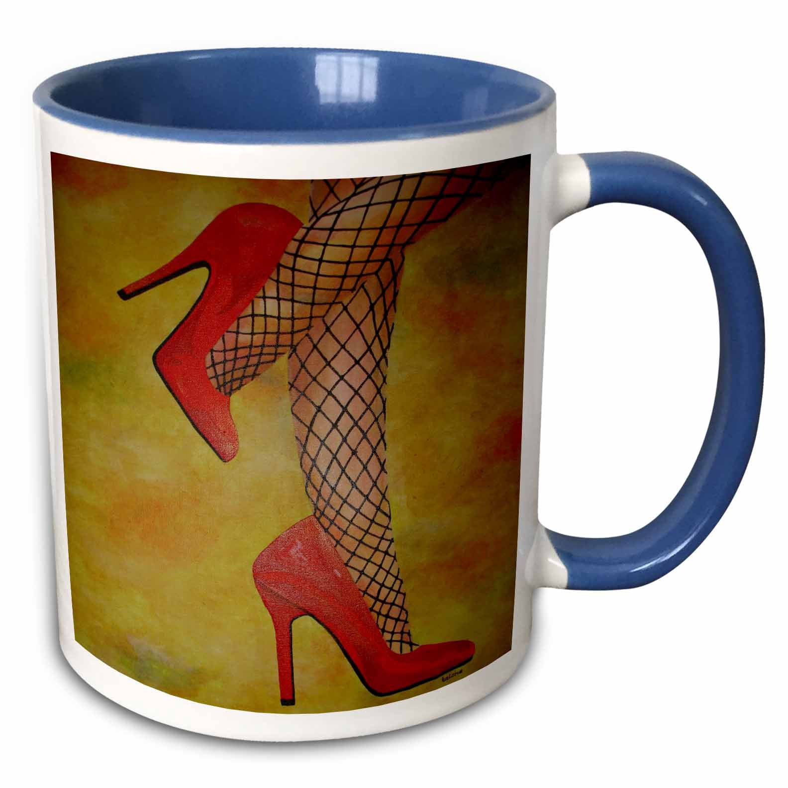 Goody Two Shoes - fashion, fishnets, nylons, red shoes, stockings ...