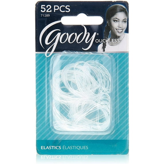 Goody - Womens Classic Polyband Clear Elastic Bands 52 Bands - Walmart.com