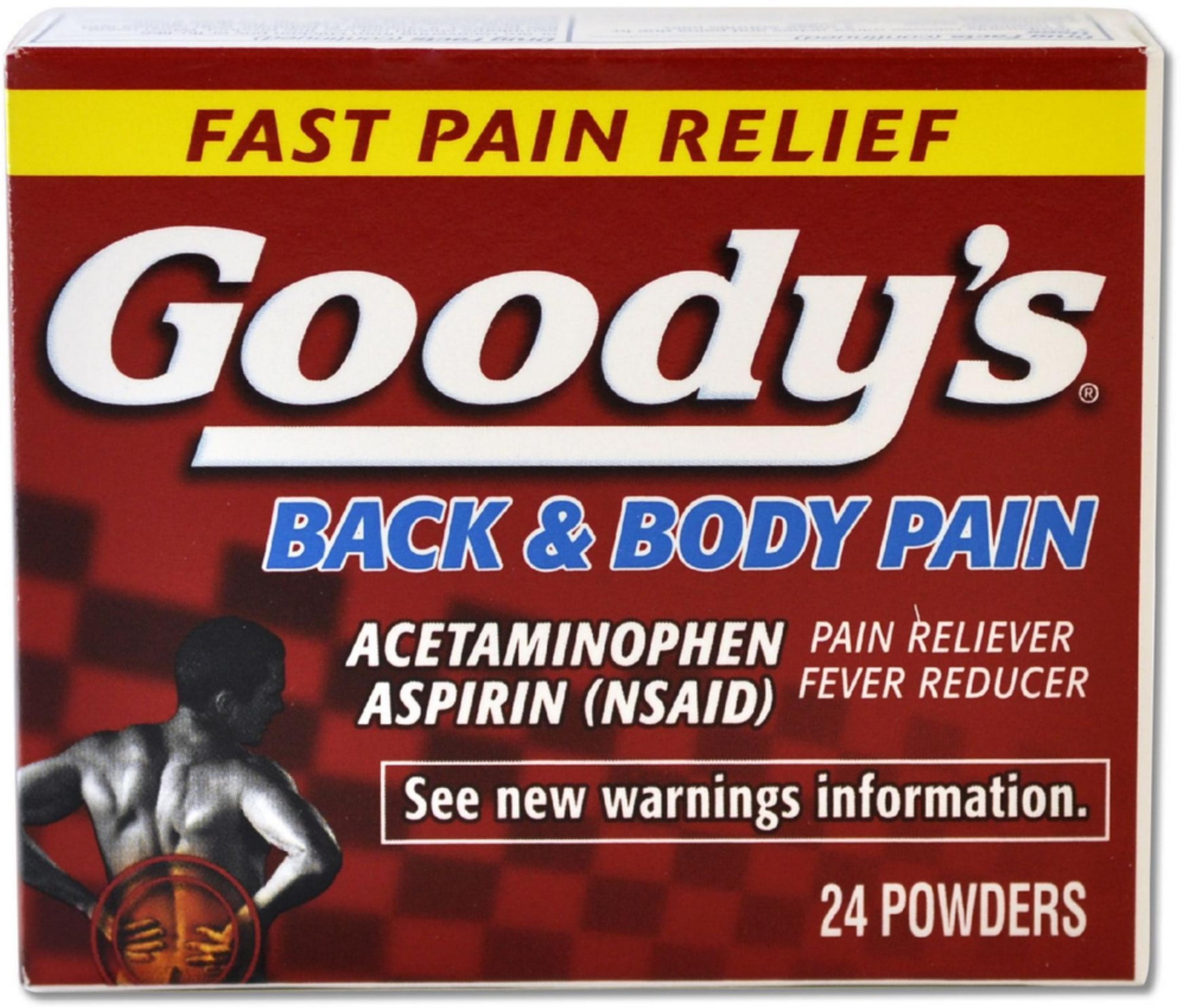 Goody's Back & Body Pain Powders 24 Each - Walmart.com