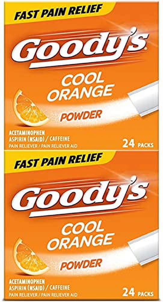 Goody's Extra Strength Headache Powder, Cool Orange Flavor Dissolve ...
