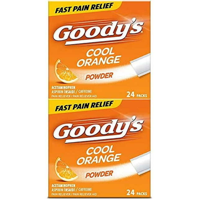 Goody's Extra Strength Headache Powder, Cool Orange Flavor Dissolve ...